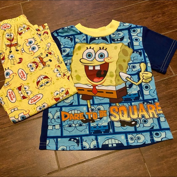 Nickelodeon | Pajamas | 3 For 6 Spongebob Squarepants Two Piece Sleep ...